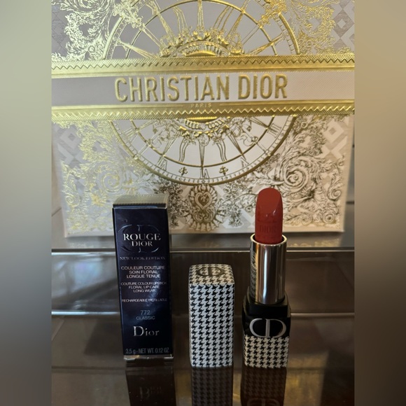Dior | Makeup | Nib Christian Dior Houndstooth Lip Stick 772 | Poshmark